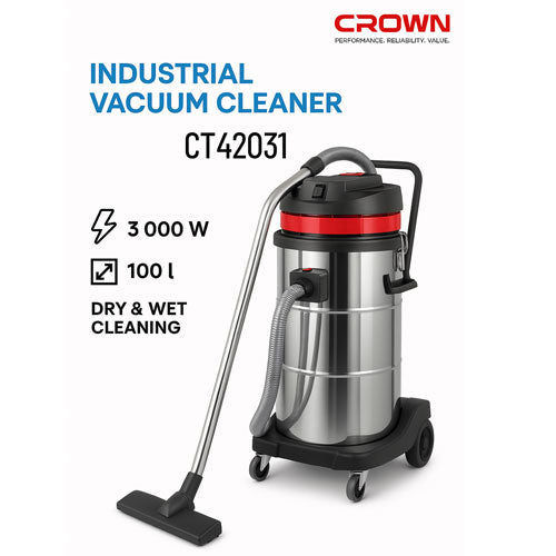 100L All Purpose Vacuum Cleaner – Crown PowerTools India